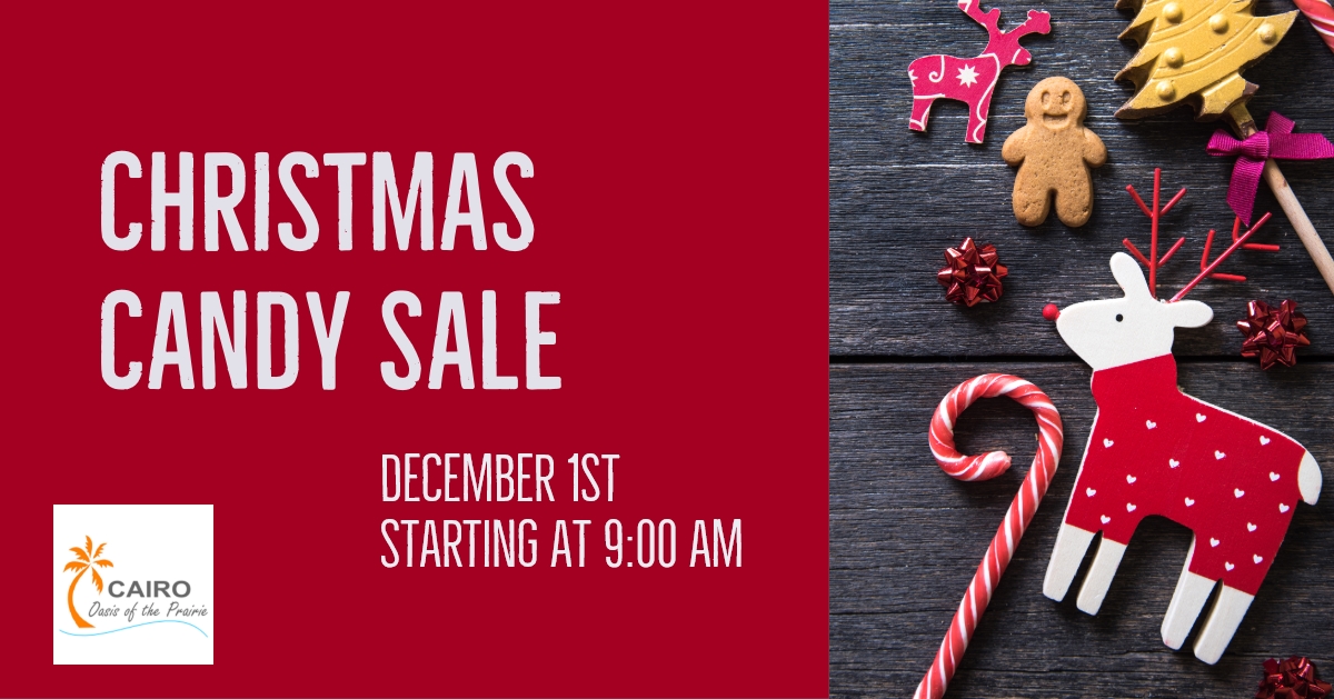 Senior Center Annual Candy Sale – Cairo